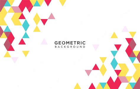 Premium Vector Abstract Geometric White Background With Triangle Shapes