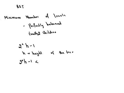 Solved What Is The Maximum Number Of Levels And The Minimum Number Of