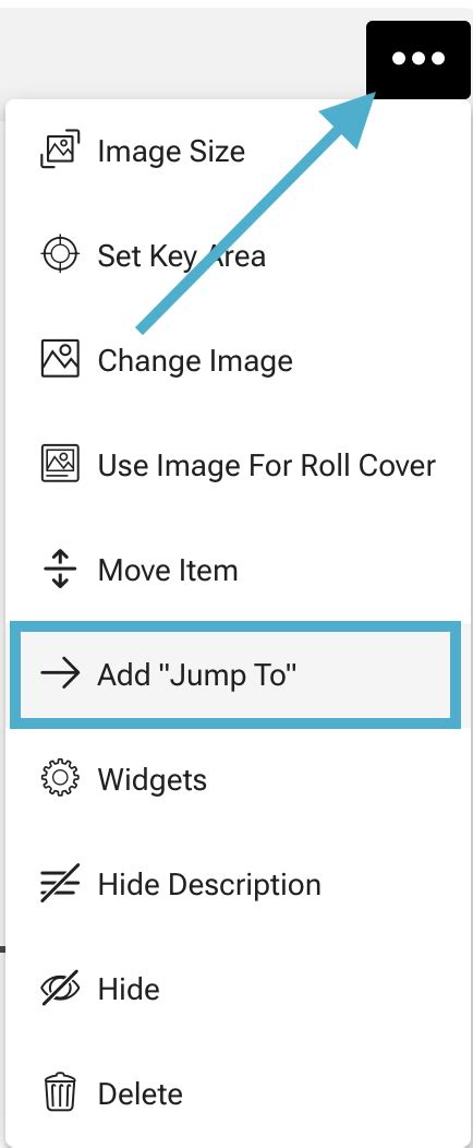 Add Jump To Links To A Roll Bublup
