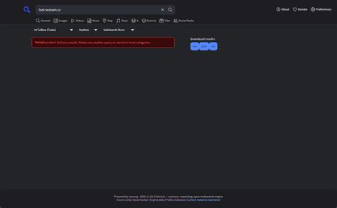 bug seznam cz ignored in search results · issue 1987 · searxng