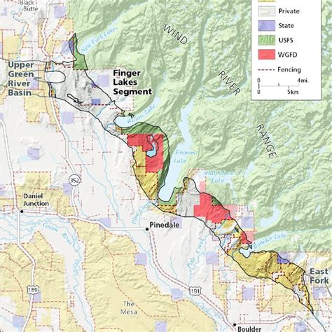 Land Use And Ownership In The Red Desert To Hoback Mule Deer Migration Download Scientific