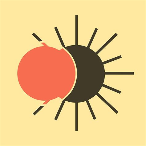 Solar Eclipse Or Planetary Collision Solar Vector Eps Ai Uidownload