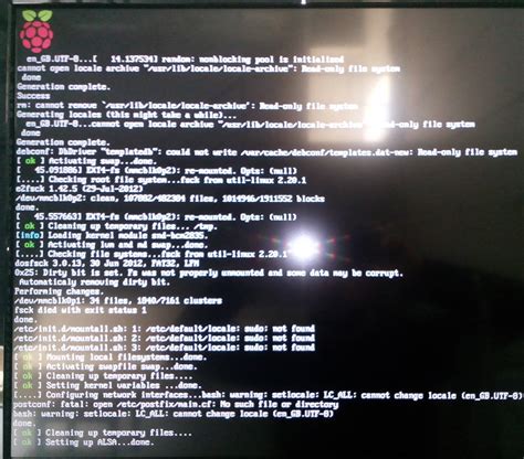 Raspbian Stuck In Boot After Trying To Work With Init D Script To Run At Boot Raspberry Pi