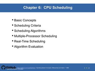 Ch5 Cpu Scheduling PPT