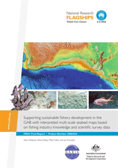 PDF Supporting Sustainable Fishery Development In The GAB With Interpreted Multi Scale Seabed