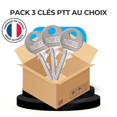 Pack 5 Clés Pass Ptt Universelle Passe Partout Boîte Aux Lettres