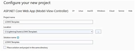 Net Mvc Lightningchart