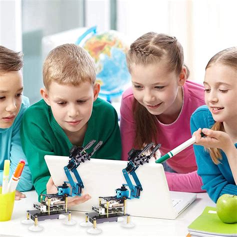 Adeept Rasparm S 4 Dof Robot Arm 4 Axis Robotic Arm Kit For Raspberry Pi 4 3b 3b Programmable