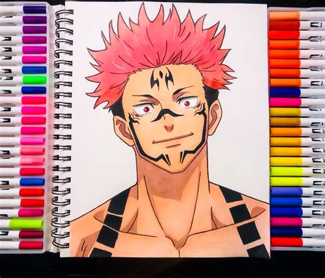 How To Draw Ryoumen Sukuna Jujutsu Kaisen Pencil Drawing Using Hb Images And Photos Finder