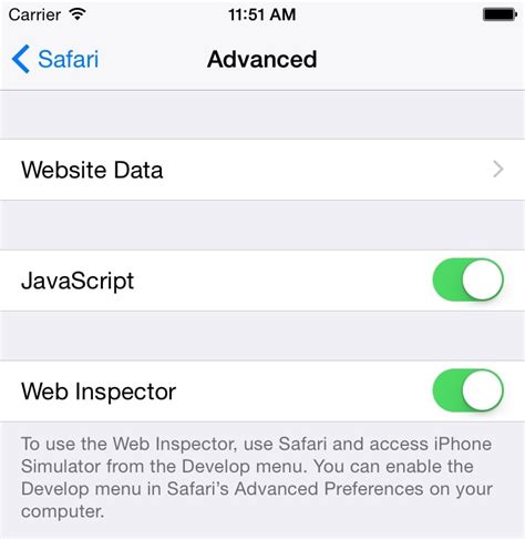 Debugging Your Apache Cordova Ios App With Safari