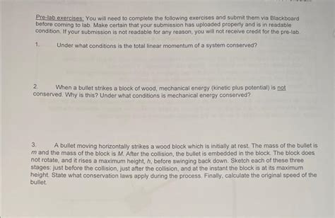 Solved Pre Lab Exercises You Will Need To Complete The Chegg