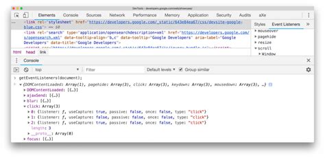 How To Remove Event Listeners From An Element Using The Chrome Console