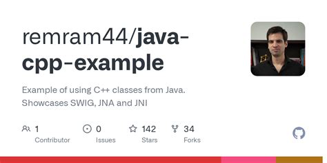 Github Remram44java Cpp Example Example Of Using C Classes From Java Showcases Swig Jna