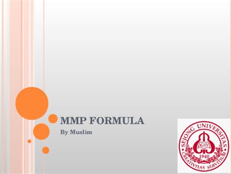 Ppt Minimum Miscibility Pressure Formula