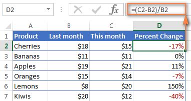 How To Calculate Percentage In Excel Percent Formula Examples Ablebits
