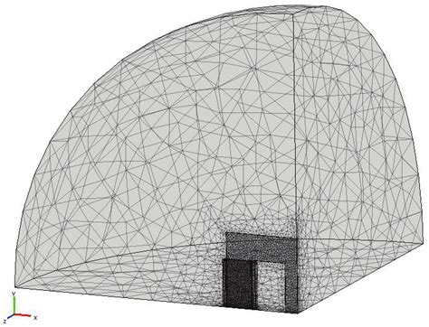 The Fem Mesh Of The Simulated 3d Problem Download Scientific Diagram