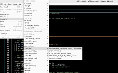 Post Image And Mp4 — Ameba Arduino Aiot Documentation V11 Documentation