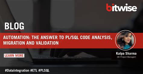 Bitwise Inc On Linkedin Facing Challenges While Migrating Plsql To A Modern Data Integration