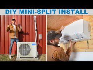 How Install A DIY Mini Split In A Workshop Garage Or House MR Cool Install 2024 Robinson