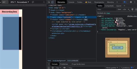 elemento está ultrapassando o container pai html e css solucionado