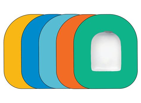 Glucomart Omnipod Adhesive Patches 5 Pack Solids