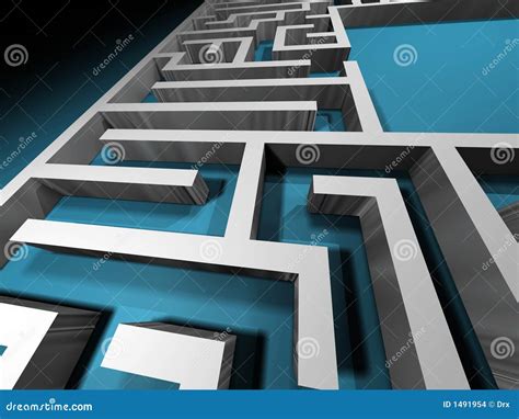 Labyrinth Path Abstract Maze Stock Illustration Illustration Of Education Paths 1491954