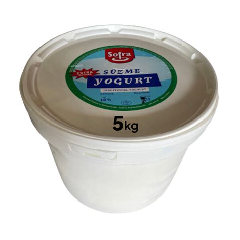 Sofra Süzme Yagurt 5kg 10 Toptanmarket