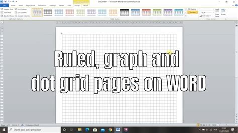 How To Make A Grid In Microsoft Word
