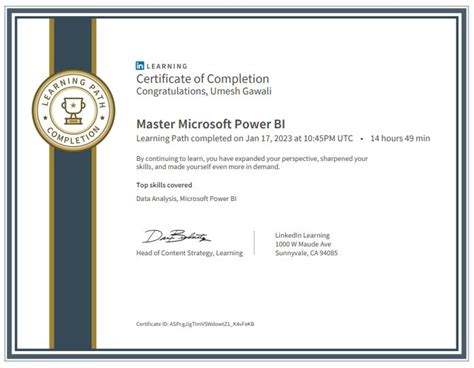 Umesh Gawali On Linkedin Linkedinlearning Powerbi