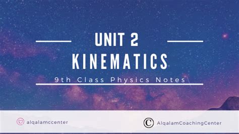 Physics Class 9 Chapter 2 Notes Pdf Download