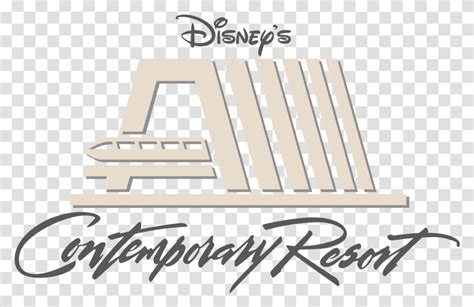 Disneys Contemporary Resort Contemporary Resort Logo Text Label