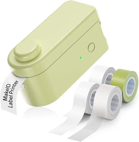 Amazon Com Makeid Label Maker Machine With Tape 0 63 0 47 0 35 Waterproof Tape Portable