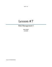 HIMT LP Pdf HIMT Lesson Risk Management I Debra Wright