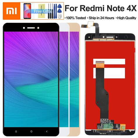 High Quality Lcd For Xiaomi Redmi Note X Lcd Display Screen Frame For Redmi Note Global