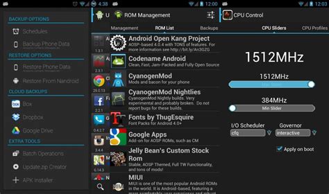 7 Top Rom Manager Apps