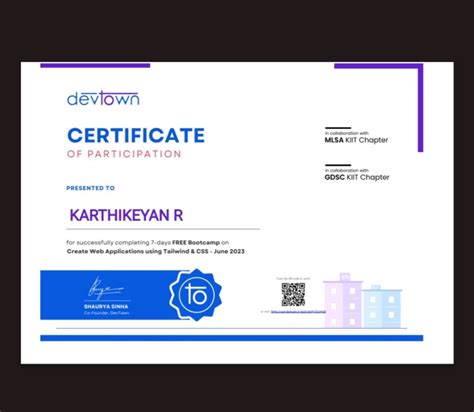 Karthikeyan R On Linkedin Tailwindcss Devtown Devtownbootcamp