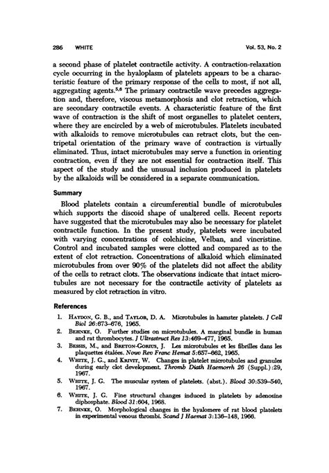 Effects Of Colchicine And Vinca Alkaloids On Human Platelets I