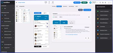 Create An Instant Messaging App Nandbox App Builder