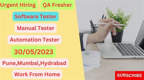 qa fresher job software testing job manual automation testing job 30