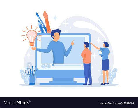 Computer Graphics Advices And Tips Watching Vector Image