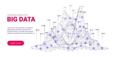 Premium Vector Information Background With Big Data Stream Abstract Visualization