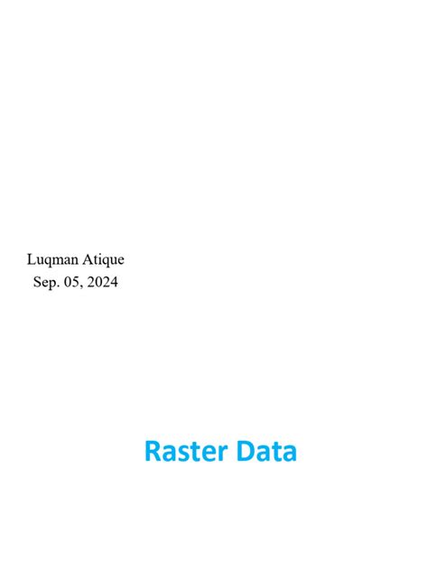 Img Interp And Proc Raster Data Storing And Encoding Methods 2024 09 05 Stu Pdf