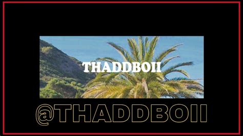 Thadd Boii Live Stream Youtube
