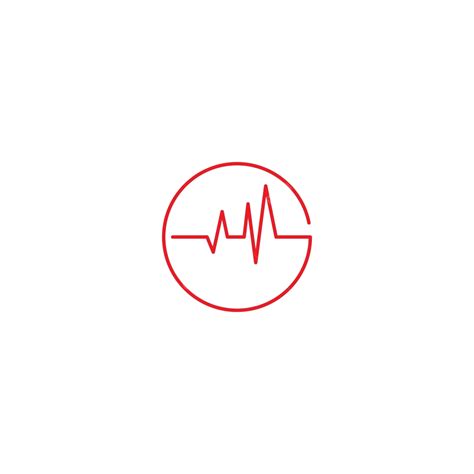 Pulse Line Ilustration Graph Sound Cardiac Vector Graph Sound