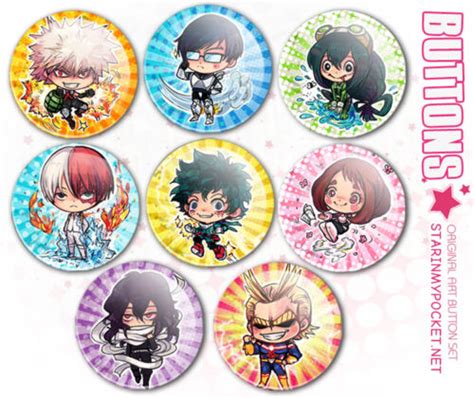 My Hero Academia Anime Pins Chibi Art Bnha Midoriya Bakugou Todoroki Tsuyu Ebay