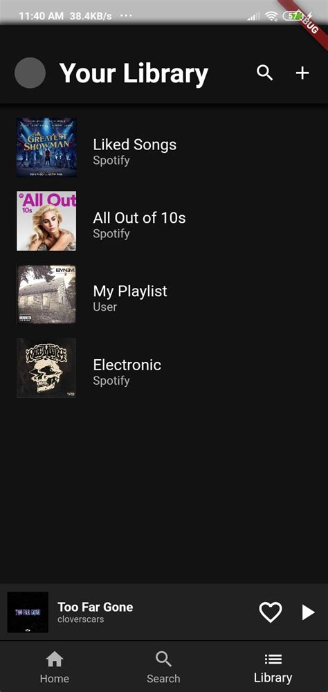 Github Gladi8r Spotify Clone Spotify Ui Clone With Flutter