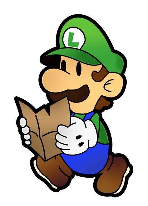 Paper Luigi Wallpaper