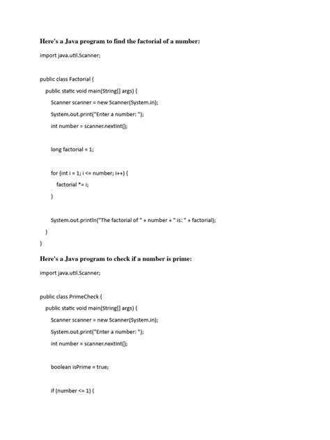 Basic Programs Download Free Pdf Numbers Mathematical Notation