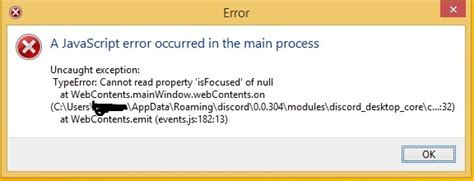 Discord Desktop App Threw An Exception On Startup Discord