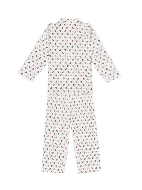 Pyjama Golden Flowers Lucas Du Tertre Ensemble Pyjama Cols De Chemise Pyjama